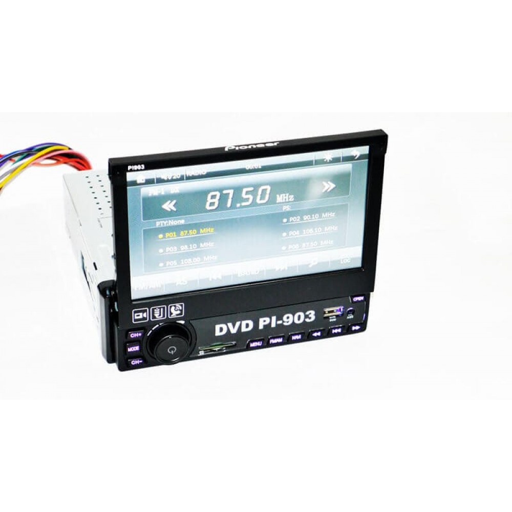 1din Магнитола Pioneer PI-903 GPS + TV